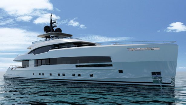 ISA Yachts presents Yara 44 fast displacement hull form superyacht concept